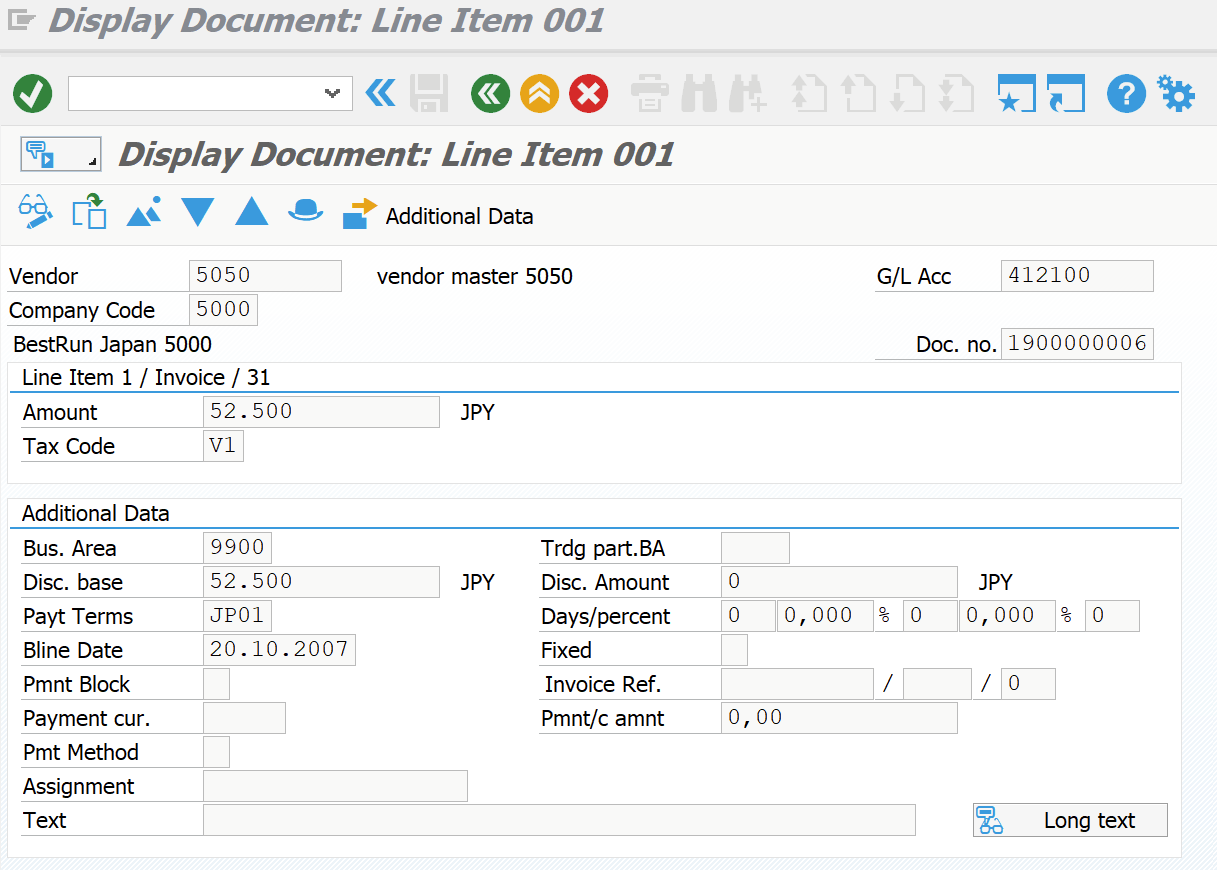 How to find AP invoices from SAP front end